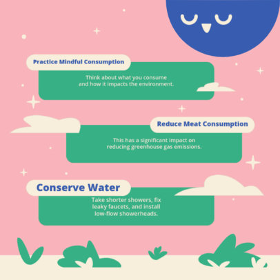 Placeit - Carousel Instagram Post Generator Featuring a Global Warming ...