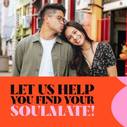 Placeit - Instagram Post Template Featuring Pictures of Happy Couples ...