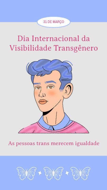 Placeit - Transgender Visibility Day-Inspired Instagram Story Maker ...