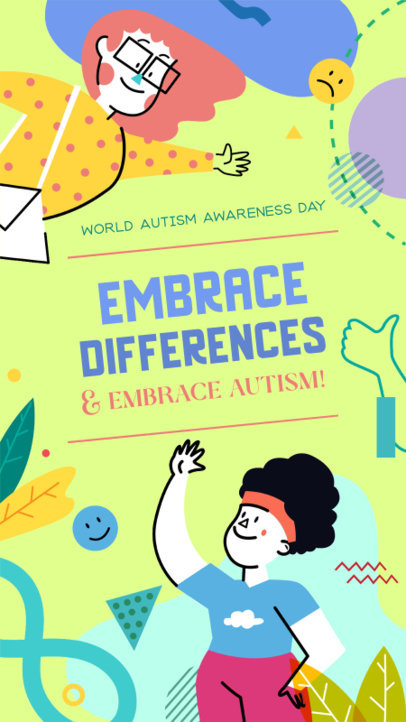 Placeit - Instagram Story Generator Featuring a Neurodiversity Theme ...