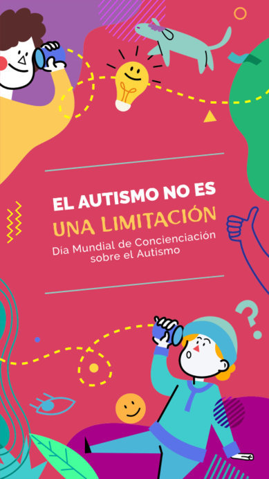 Placeit - Instagram Story Creator With an Autism Awareness Day Theme