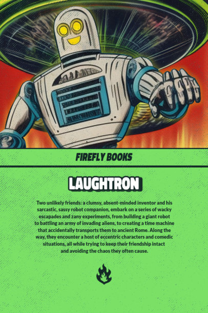 Placeit - Back Book Cover Template Featuring an Adventure Theme for Kids