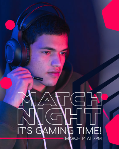 Placeit - Instagram Post Template for a Live Gaming Stream Event
