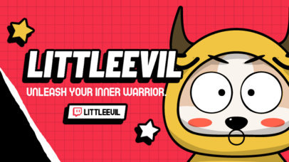 Placeit - Discord Theme Template Featuring a Friendly Dinosaur Illustration