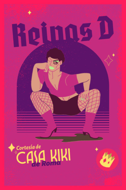 Placeit - Drag Show Poster Generator for a Kiki House