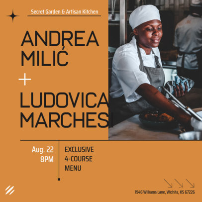 Placeit - Instagram Post Maker for an Upcoming Restaurant Takeover