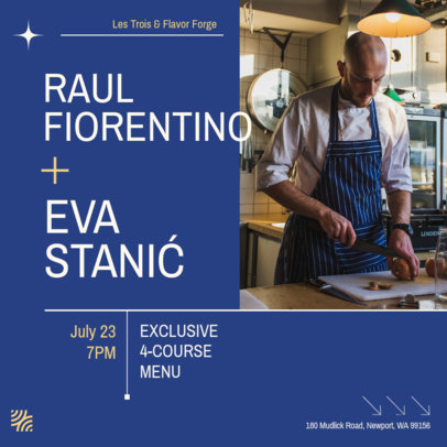 Placeit - Instagram Post Maker for an Upcoming Restaurant Takeover