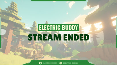 Placeit - Twitch Overlay Template Featuring a Theme Inspired by Roblox