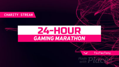 Placeit - Twitch Screen Video Maker for a Charity Streaming Event