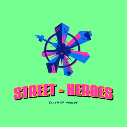 Placeit - Online Logo Maker for a Clothing Brand With a Spiderverse ...