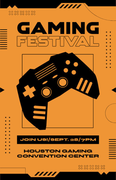 Placeit - Online Flyer Generator to Promote a Big Gaming Tournament Event