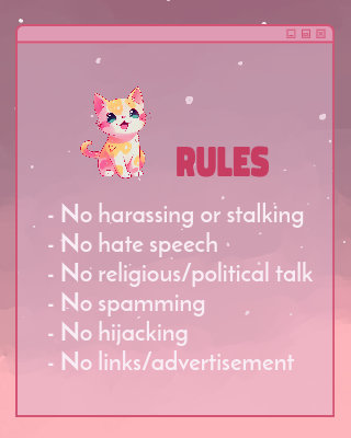 Placeit - Twitch Info Panel Maker Featuring Chat Rules and a Kitty Graphic