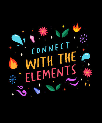 Placeit - T-Shirt Design Template Featuring a Cute Graphic Inspired by ...