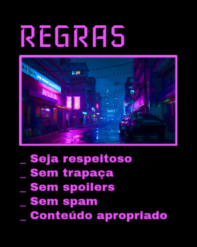 Placeit - Twitch Info Panel Maker for Gaming Rules and a Theme Inspired ...