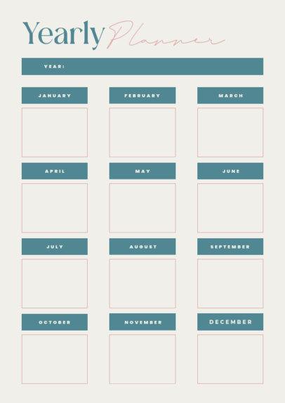 Placeit - Colorful Planner Design Template for Priorities and Daily ...