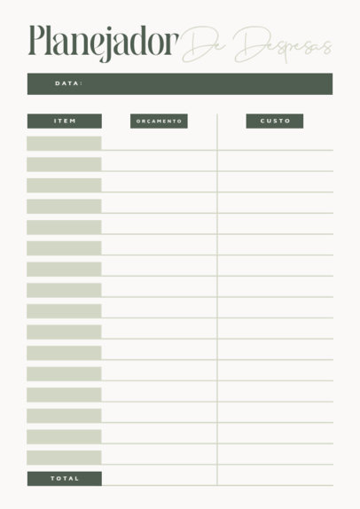 Placeit - To-Do List Planner Design Creator With a Minimalist Aesthetic