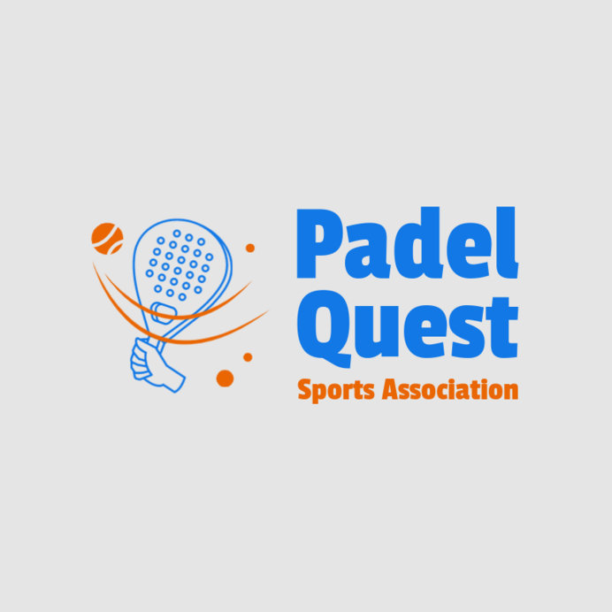 Placeit - Local Padel Club Logo Template with an Illustrated Racket