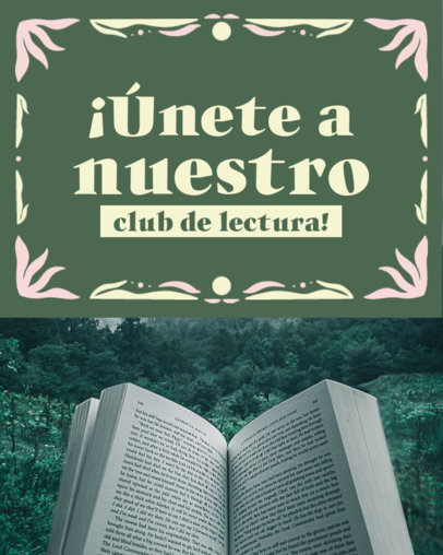 Placeit - Instagram Post Generator for a Reading Club Meeting