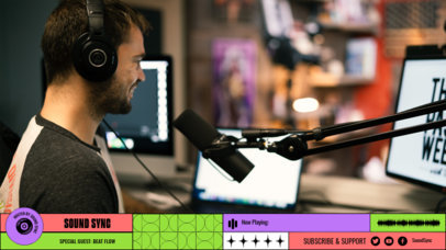 Placeit - Twitch Overlay Generator for Music Streamers Enthusiasts