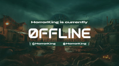 Placeit - Horror Twitch Profile Banner Maker Featuring a Halloween ...
