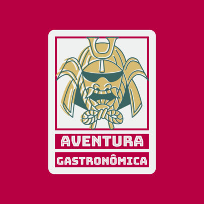 Placeit - Sticker Design Template for a Pizza Restaurant