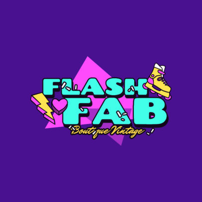 90s Logo Maker | Choose from more than 25+ logo templates | Placeit