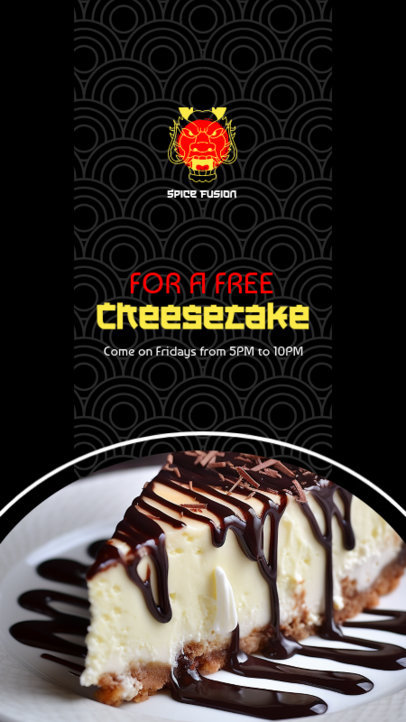 Placeit - Instagram Post Generator Featuring an Ad for a Cheesecake ...