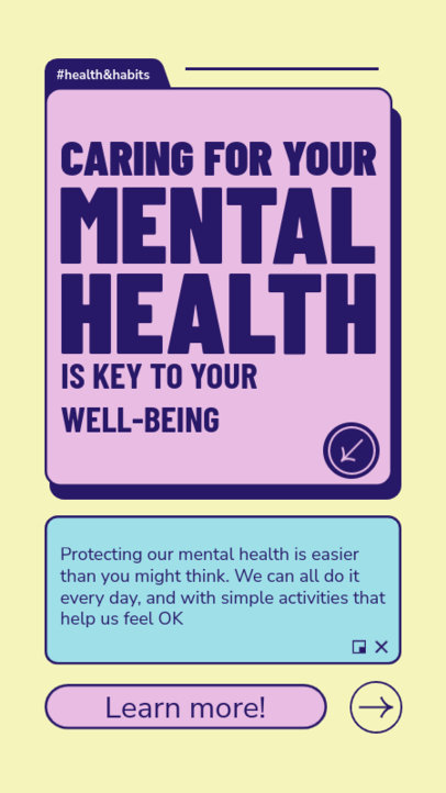 Placeit - Instagram Story Maker to Prevent Mental Health Problems