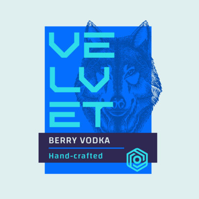 Placeit - Logo Template for a High-Quality Vodka Brand