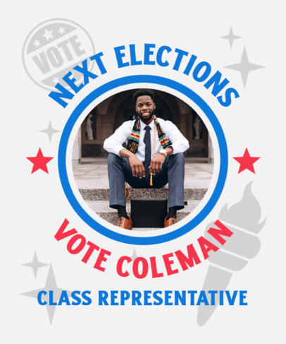 Placeit - T-Shirt Design Creator for a Class Representative Election ...