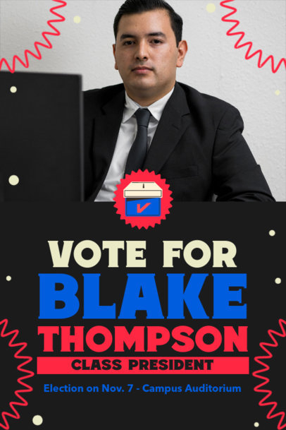 Placeit - Poster Design Maker for a Presidential Campaign with an ...