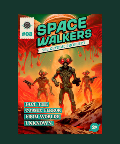 Placeit - T-Shirt Design Creator Featuring Illustrated Galactic Guardians Graphics