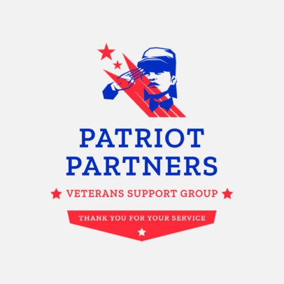 Placeit - Military Logo Maker for a Veterans Support Group