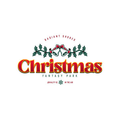 Placeit - Christmas Logo Maker for a Holiday Theme Park
