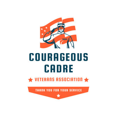 Placeit - Commemorative Logo Generator for a Veterans Support Association