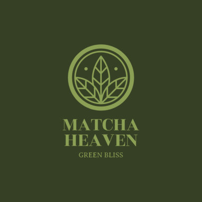 Placeit - Logo Template for a Matcha Green Tea Powder Brand