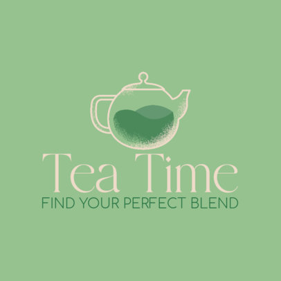 Placeit - Logo Maker for a Matcha Infusions Brand Featuring a Kettle ...