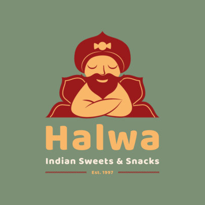Placeit - Logo Maker for an Indian Sweets Shop