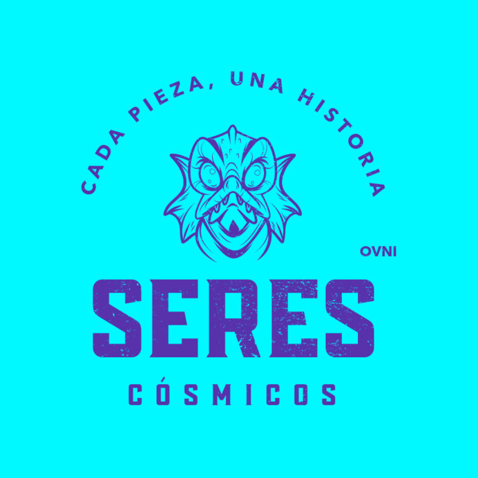 Placeit - Collectibles Shop Logo Template Featuring a Martian Head Graphic