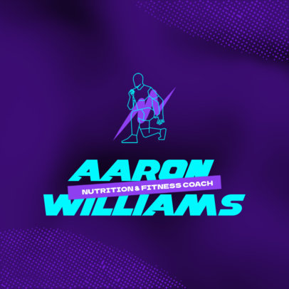 Placeit - Fitness Coach Logo Maker with a Weighing Scale Icon