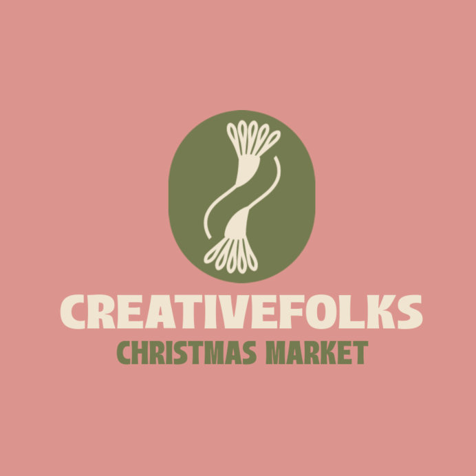Placeit - Xmas Arts and Crafts Market Logo Template