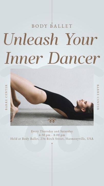 Placeit - Training Coach Planner Design Creator for a Barre Workout Plan