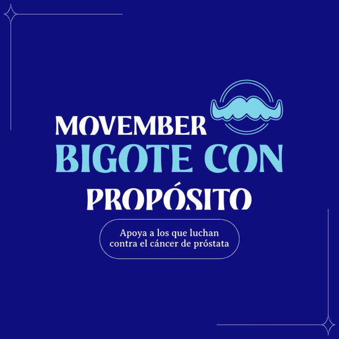 Placeit - Movember Instagram Post Creator for Men's Cancer Survivors