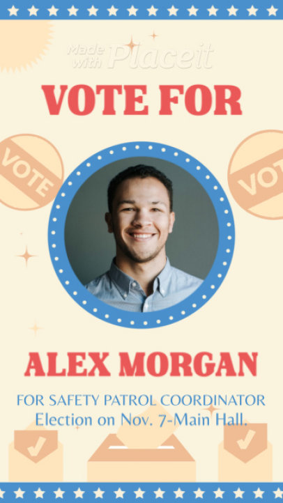 Placeit - Instagram Story Video Generator for a Presidential Voting ...