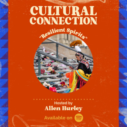 Placeit - Podcast Cover Design Creator for a Show About Native American ...