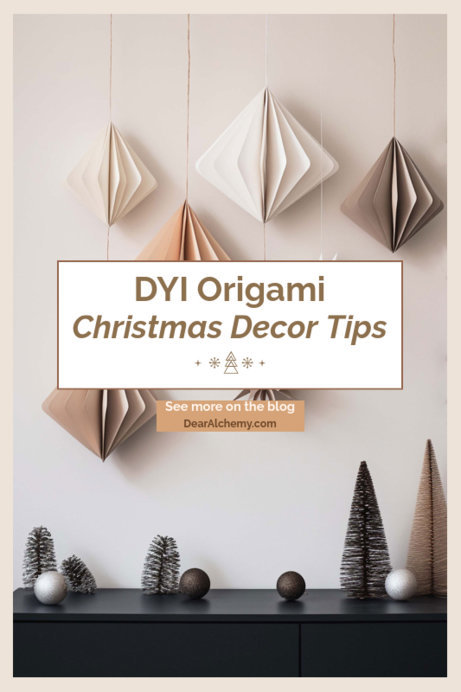 Placeit Pinterest Pin Maker Featuring Diy Origami Christmas Decor Tips
