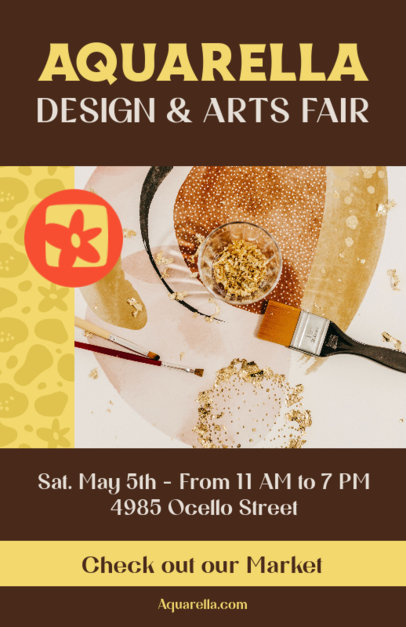 Placeit - Flyer Design Generator for a Handcrafted Products Summer Fair