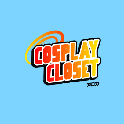 Placeit - Logo Creator for a Manga Cosplay Shop