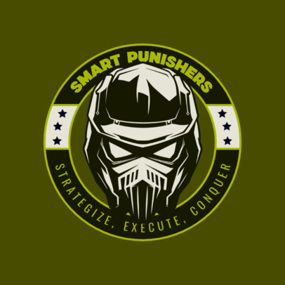 Placeit - Logo Template for an Airsoft Team Featuring an Octopus ...