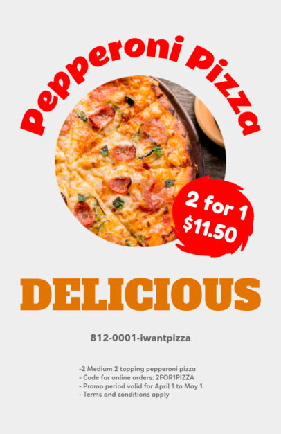 Placeit - Flyer Template for Fast Food Promotions